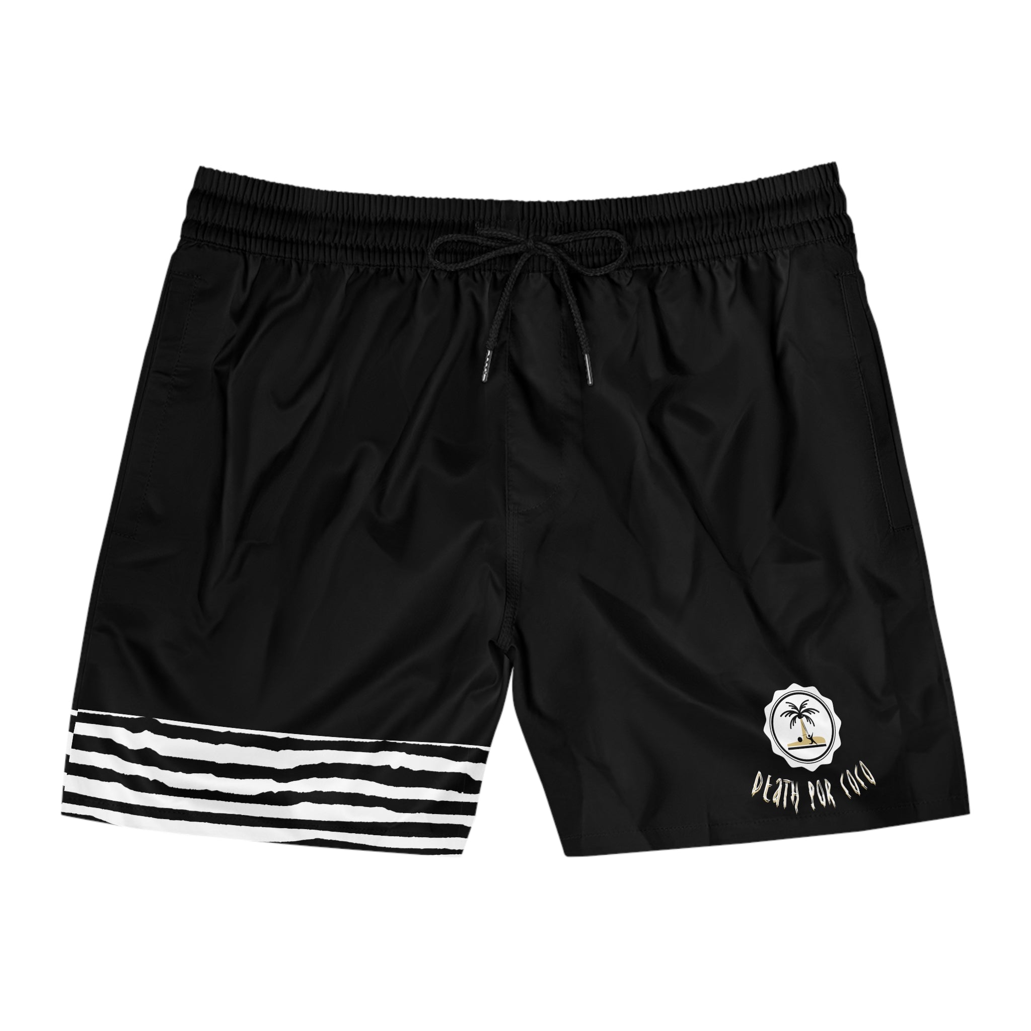 Striped sliver Classic Trunk - 60s style swim trunks – Death Por Coco